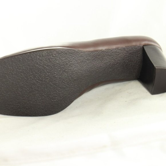 Studio Works | Shoes | Studio Works Valerie Leather Block Heels New ...